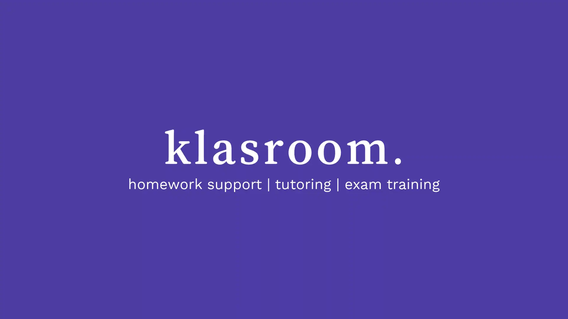 Homework Support, Tutoring and Exam Training | Klasroom